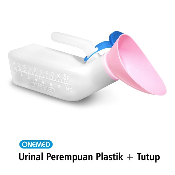 Jual Pispot Urinal Plastik Wanita + Tutup Onemed - Urinal Wanita dengan ...
