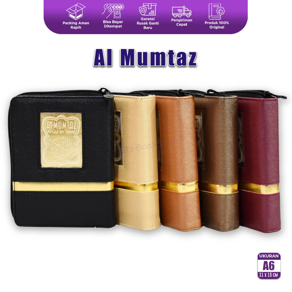 Jual Al Quran Non Terjemah Tilawah Al Mumtaz Ukuran A6 Resleting Tajwid ...