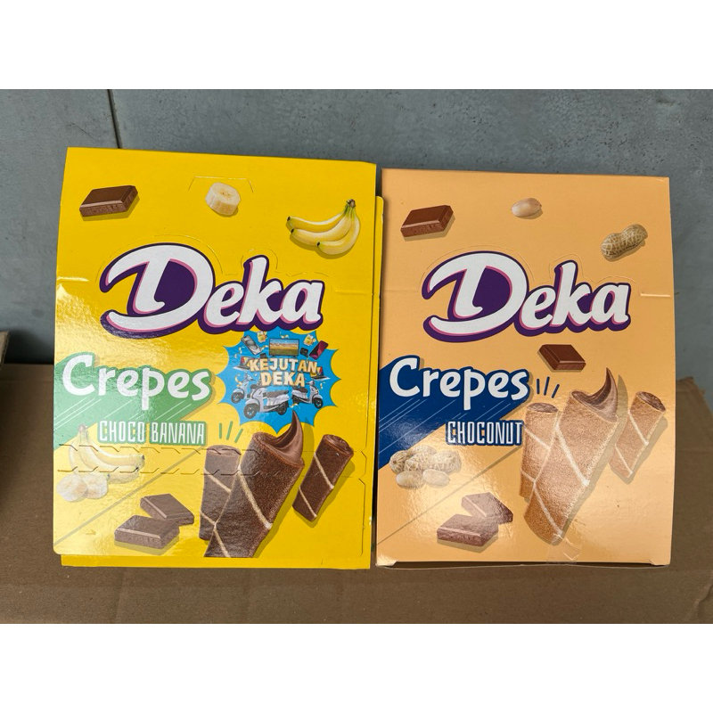 Jual Deka Crepes ChocoBanana/ChocoNut | Shopee Indonesia