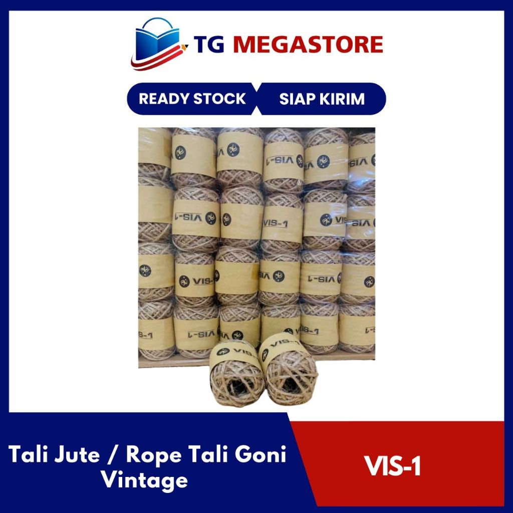 Jual Tali Jute / Rope Tali Goni Vintage - VIS1 2m | Shopee Indonesia