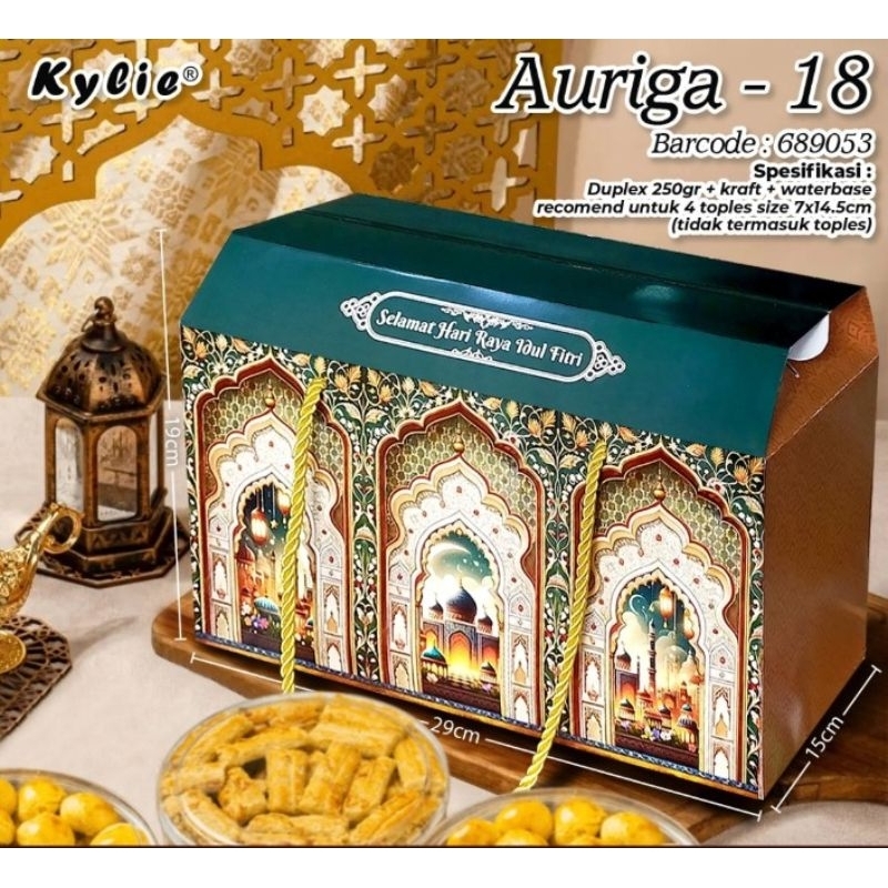 Jual URIGA Fitri Box Lebaran 4 Toples 500gr Box Kue Kering Idul Fitri ...
