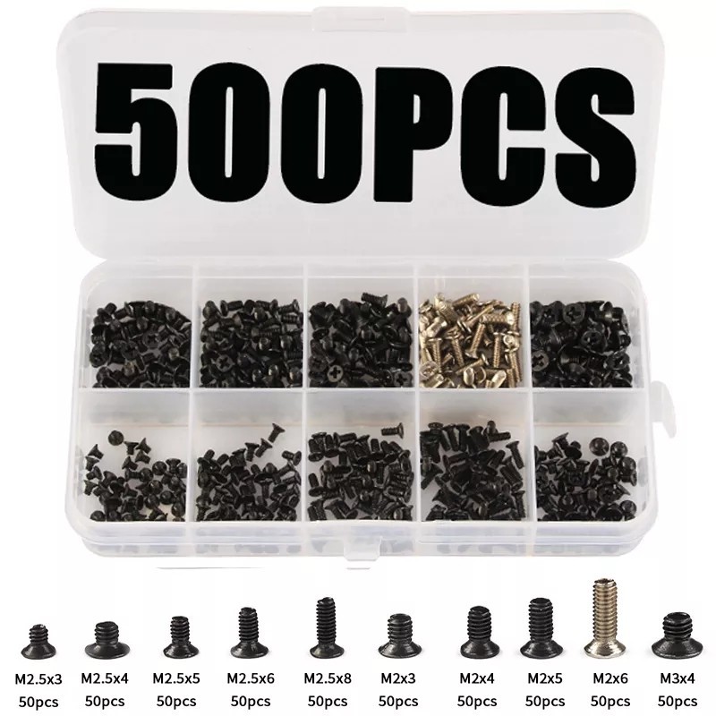 Jual 500pcs 100pcs Baut Laptop Screw Mix Dell Asus MSI Computer Lenovo ...