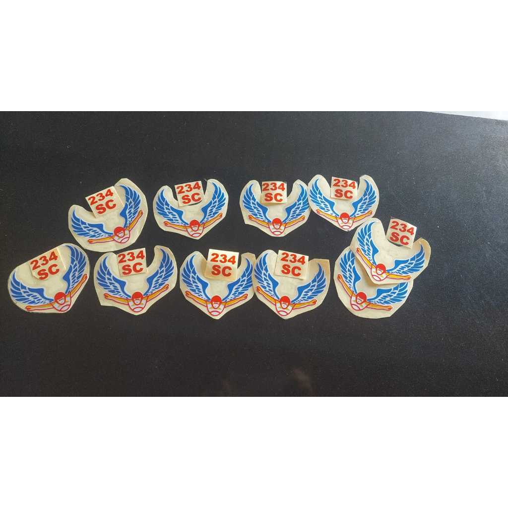 Jual Sticker cuting 234 sc Ukuran 10cm menyala tahan lama tanpa ...