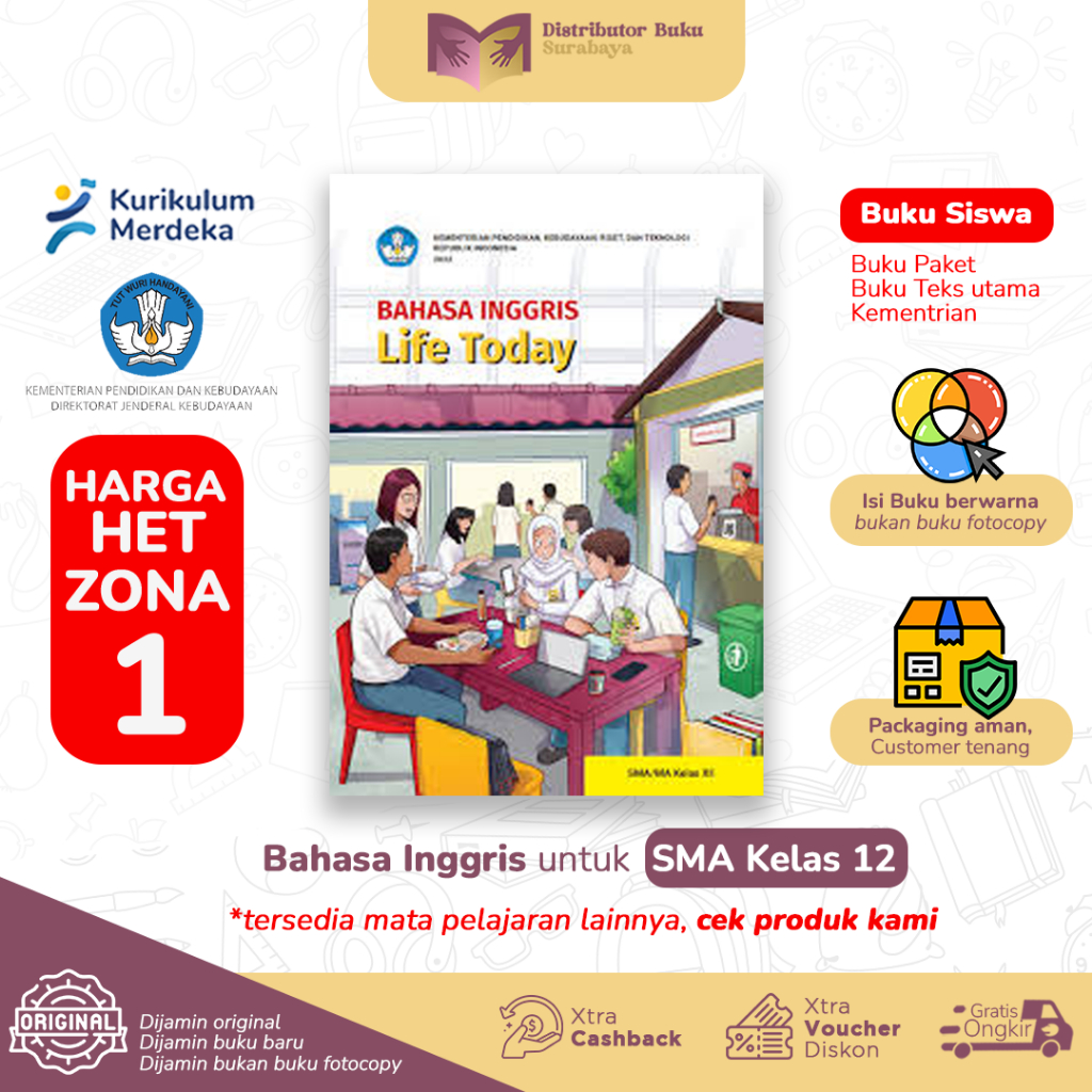 Jual Buku Bahasa Inggris Kelas 12 SMA - Buku Paket Siswa - Kurikulum Merdeka | Shopee Indonesia