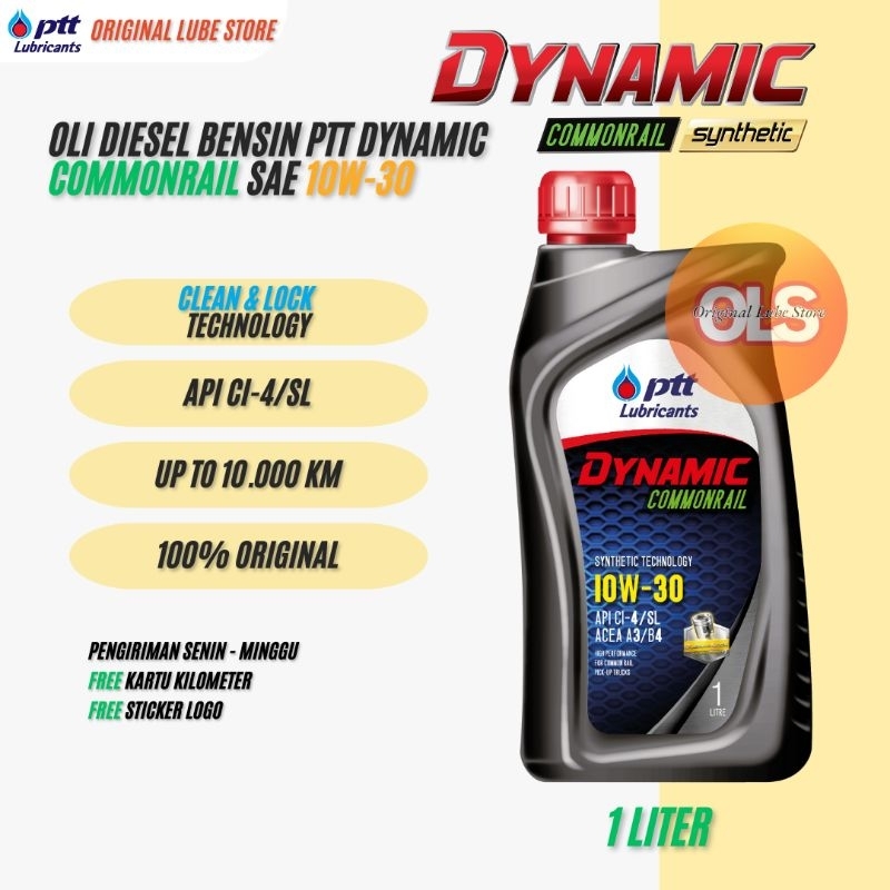 Jual PTT D1030 DYNAMIC COMMONRAIL SAE 10W-30 ACEA A3/B4-16 [1L] | Shopee Indonesia