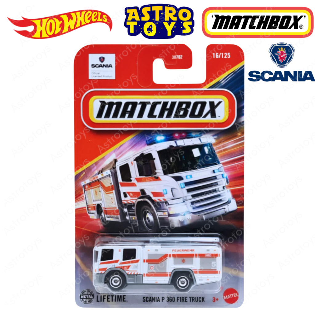 Jual Matchbox Diecast Mobil Pemadam Kebakaran Fireman Rescue Scania ...