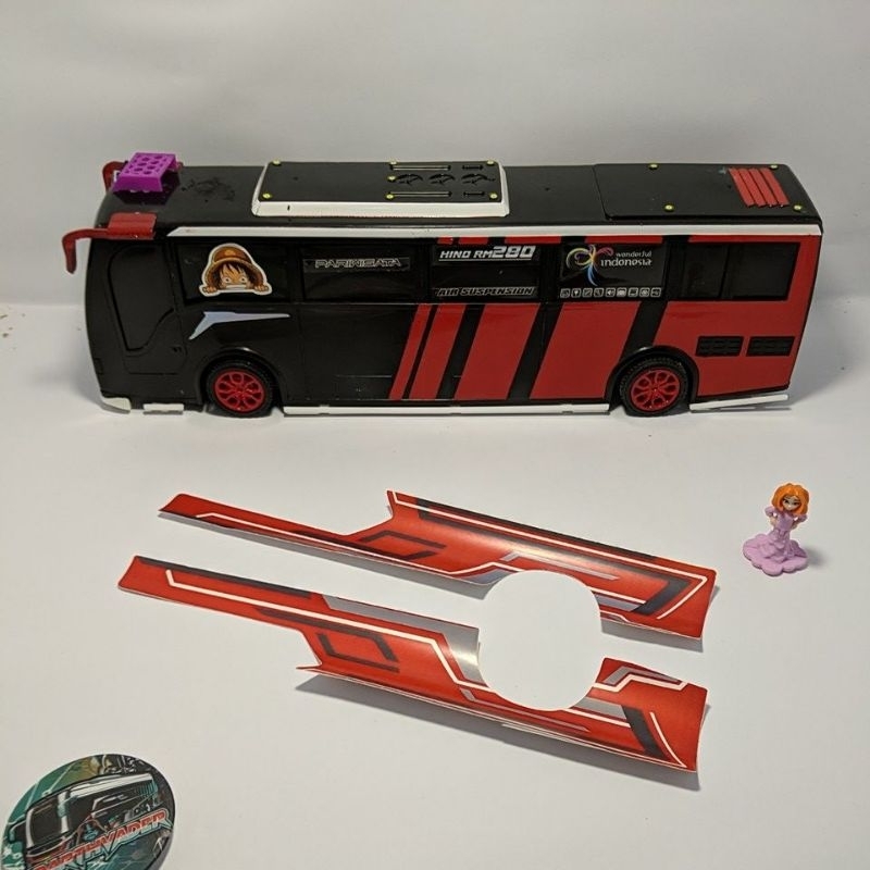 Jual stiker liveri delacute aksesoris miniatur bus | Shopee Indonesia