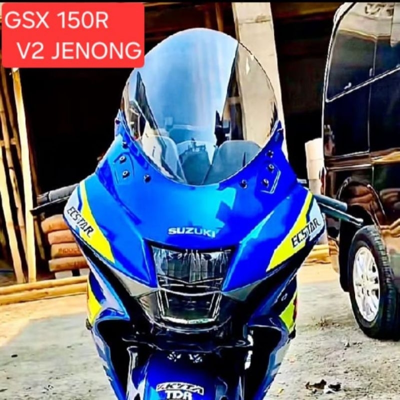 Jual WINDSHIELD GSX 150 R VISOR GSX 150R V2 TEBAL 3 MILI | Shopee Indonesia