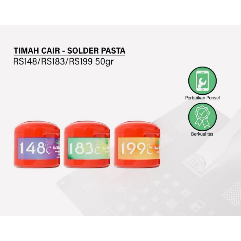 Jual 2UUL RS148/Rs183/Rs199 Timah Cair - Timah Solder - Solder Pasta ...