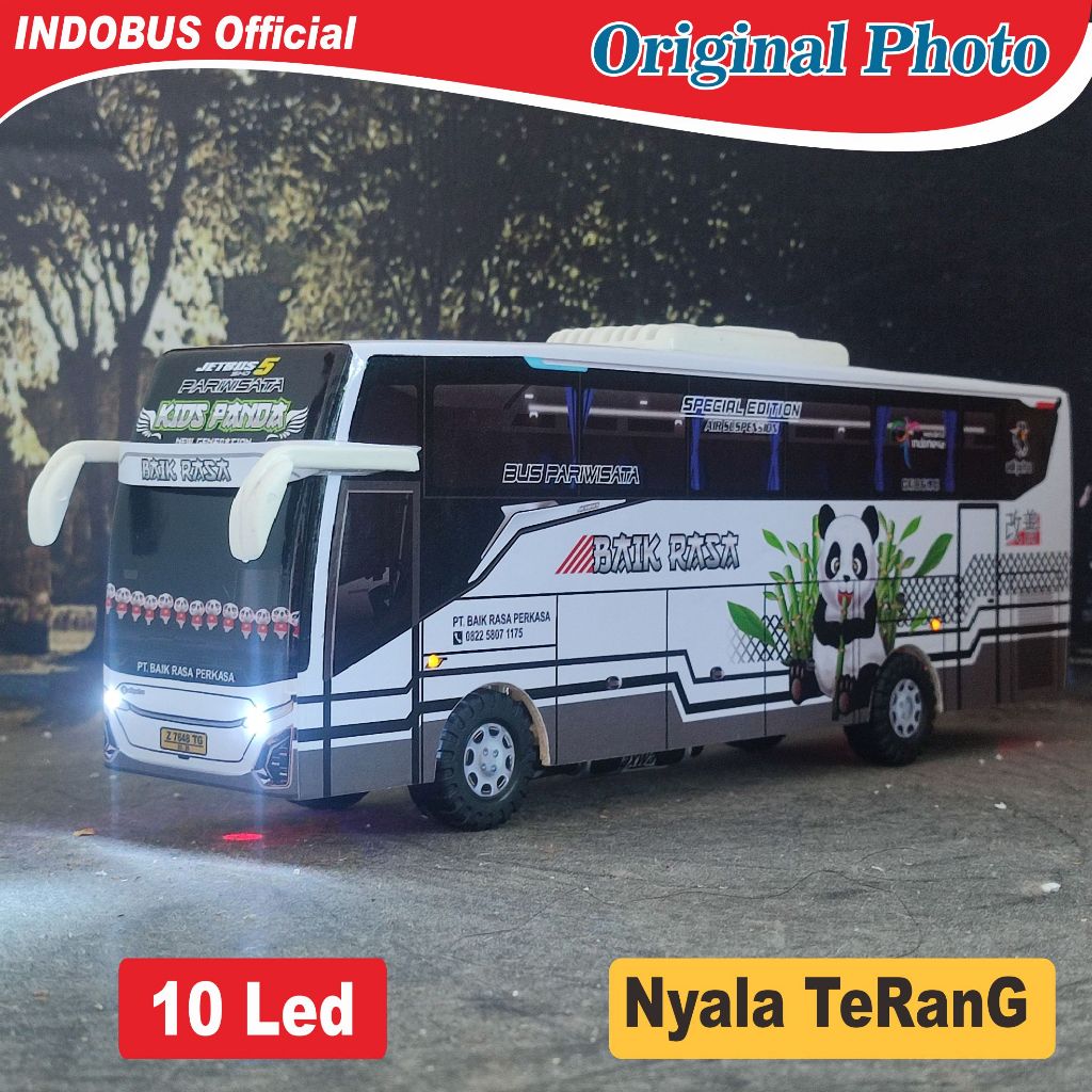 Jual Miniatur Bus Bis KIDS PANDA BAIK RASA | Shopee Indonesia