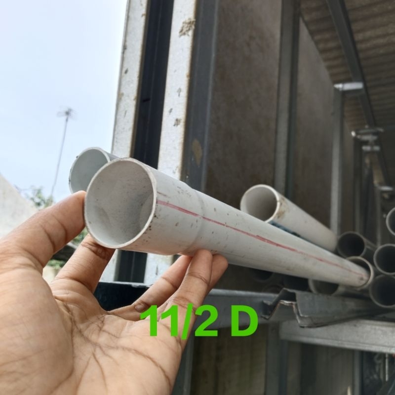 Jual pipa pvc 1 1/2 inchi type D 20 cm | Shopee Indonesia