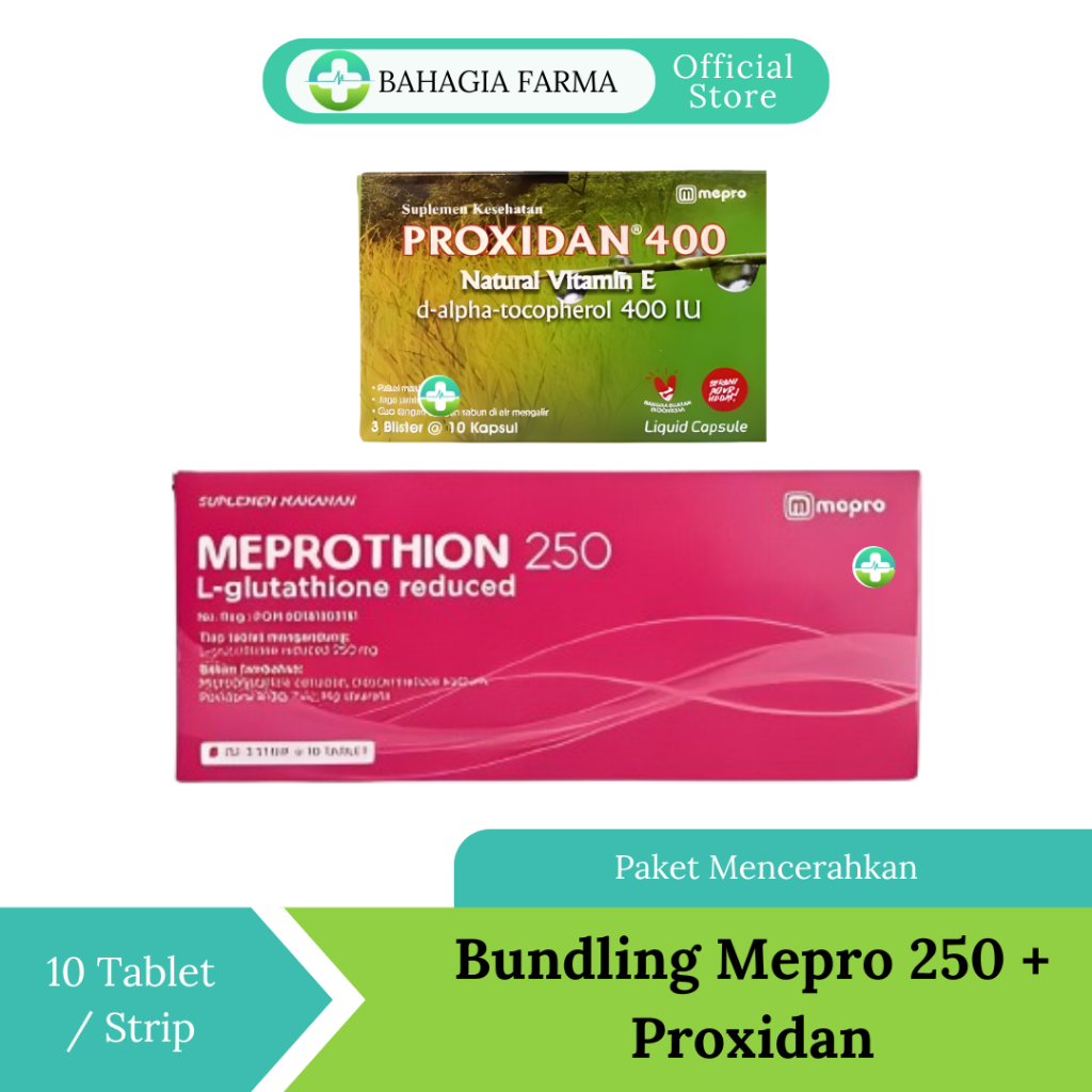 Jual Meprothion 250 1-Box & Proxidan 400 1-Box | L-glutathione 250mg ...