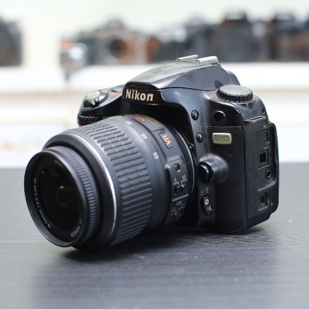 Jual Nikon D80 Lensa Kit 18-55mm Kamera Dslr Flash Off - VG | Shopee ...