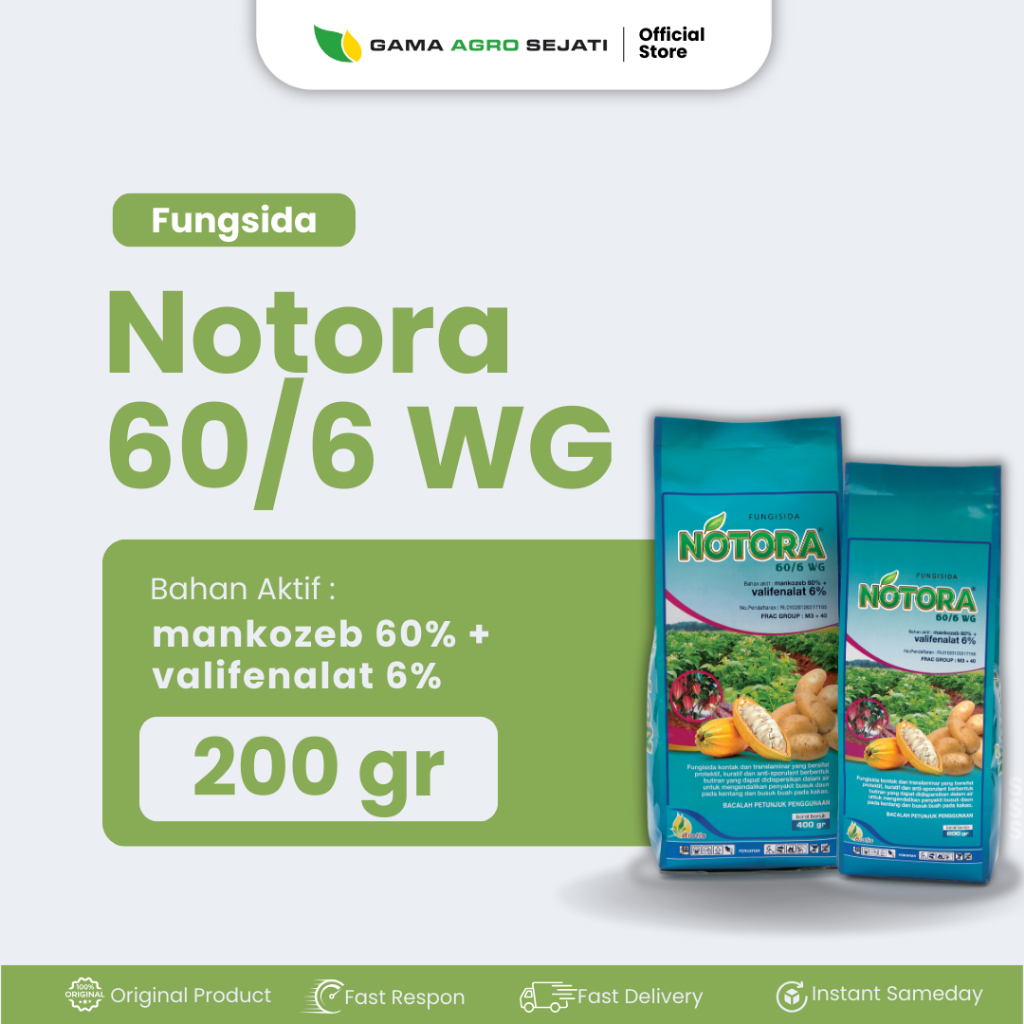 Jual Fungisida Notora 60/6 WG 200 gram | Shopee Indonesia