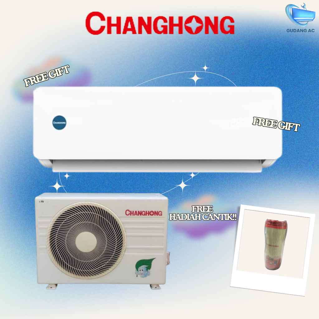 Jual AC Changhong 2 PK R32 CSC-18NVB3 CSC18NVB3 | Shopee Indonesia