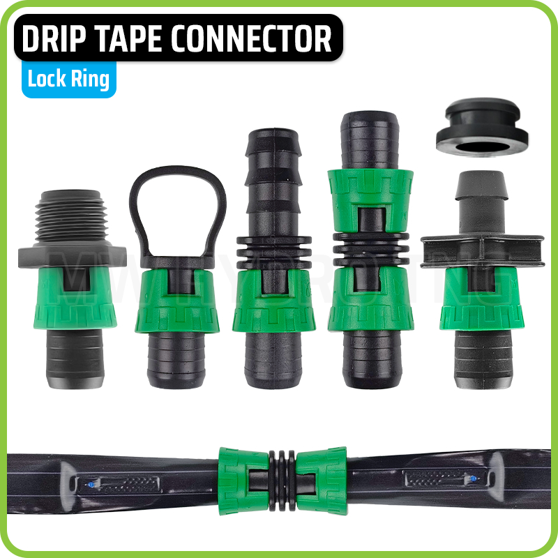 Jual Drip Tape Lock Ring Connector | Konektor Selang Driptape Irigasi ...