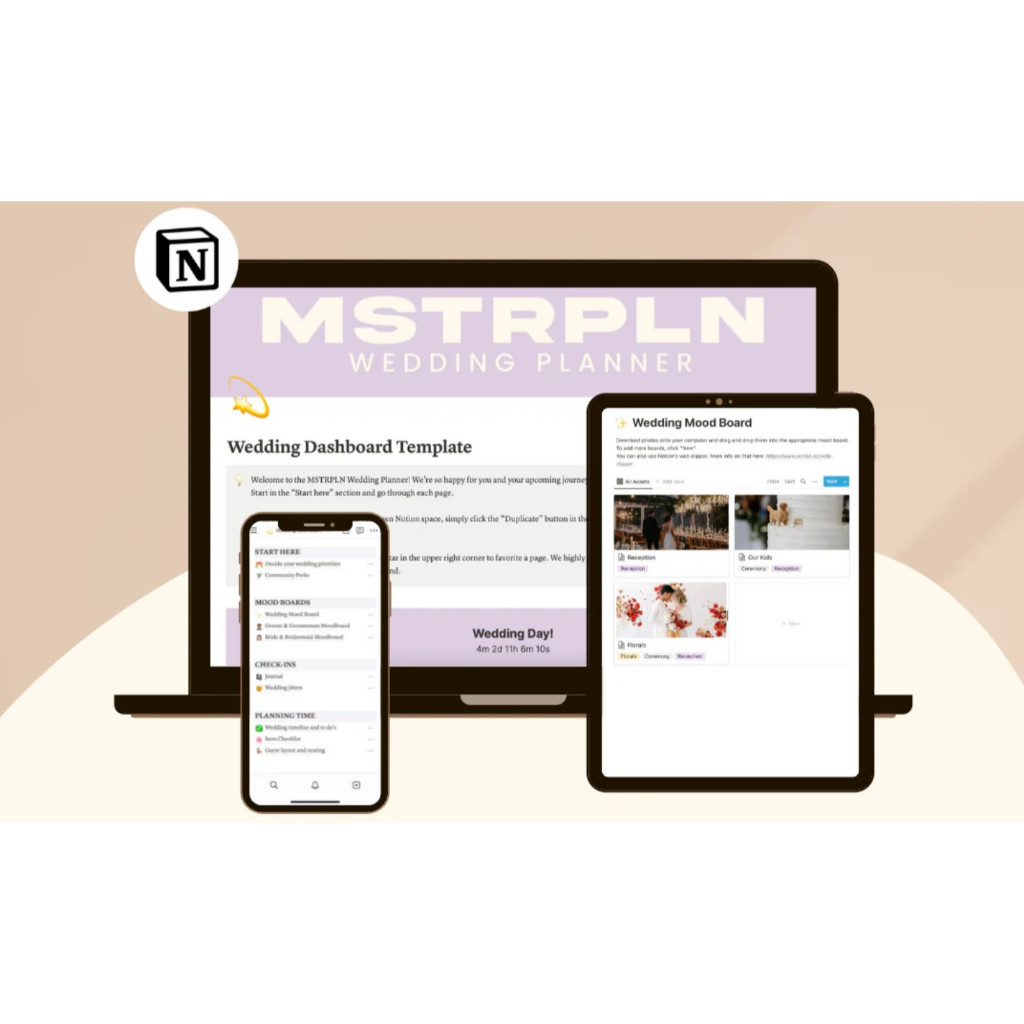 Jual Notion Wedding Planner - Complete Edition (+Tutorial) | Shopee Indonesia