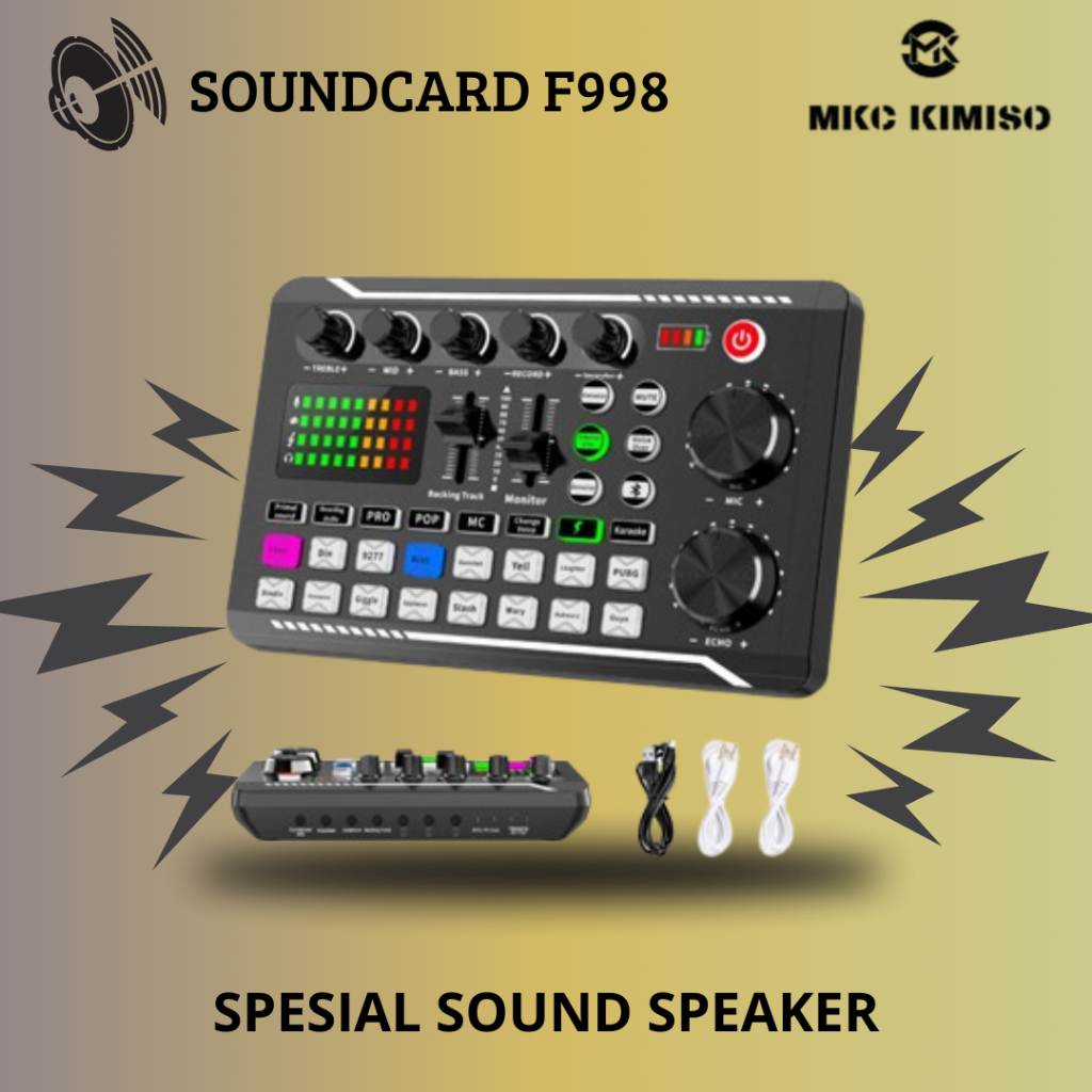 Jual Sound card wireless bluetooth F 998 - Live soundcard External DJ ...