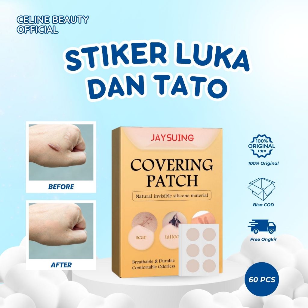 Jual 60pcs Covering Patch /Stiker penutup bekas luka tato / penutup ...