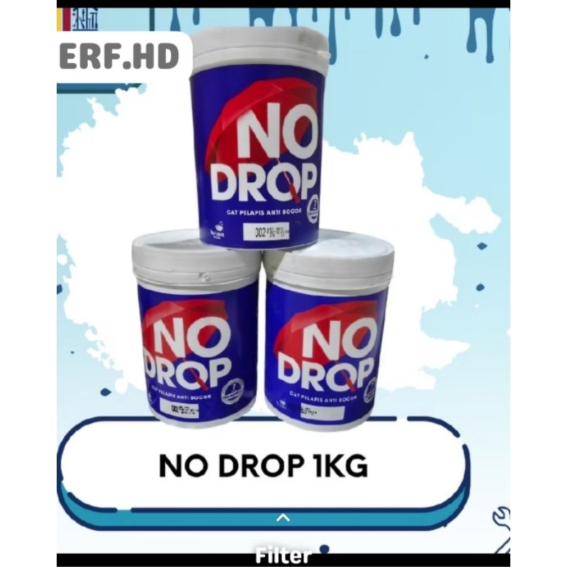 Jual CAT NO DROP KEMASAN 1 ltr | Shopee Indonesia
