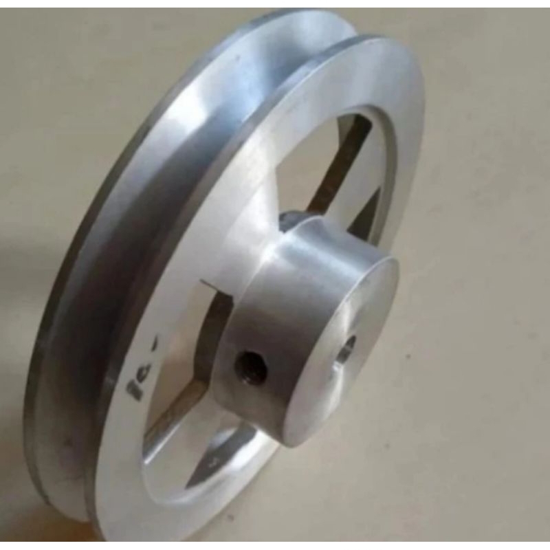 Jual Pulley/pully/poli A1 6"inch As 24mm puli Alumunium | Shopee Indonesia
