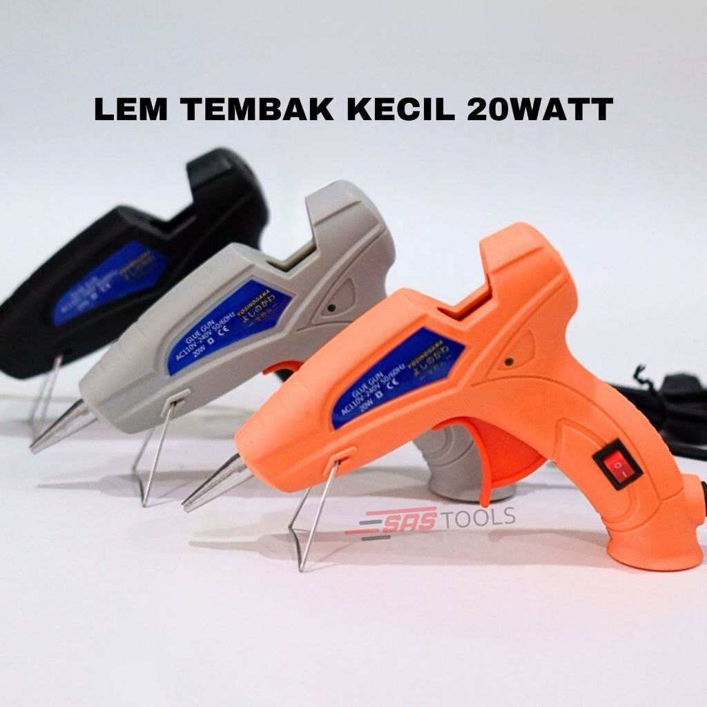 Jual Glue gun Lem KECIL Lem Tembak KECIL 20 watt | Shopee Indonesia