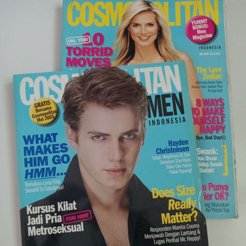 Jual Majalah Cosmopolitan Tahun 2005 Plus Bonus Cosmopolitan Men ...