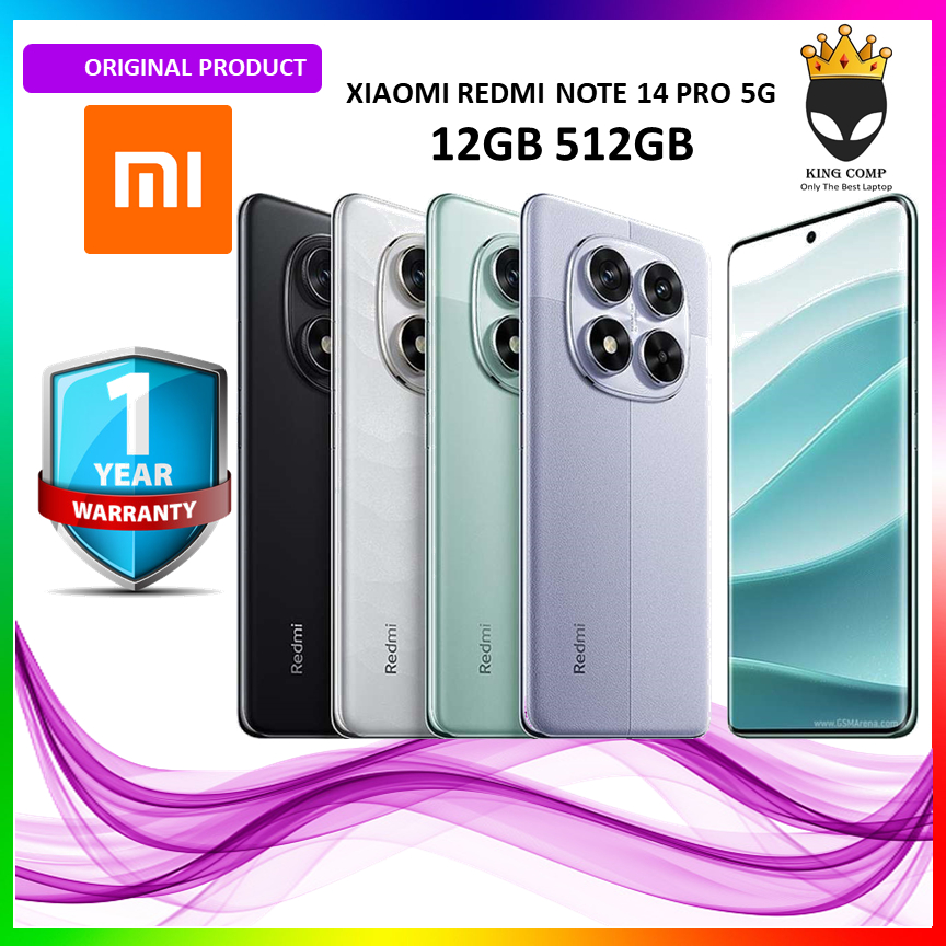 Jual HANDPHONE XIAOMI Redmi Note 14 Pro 5G 12GB + 512GB | 200MP AI OIS ...