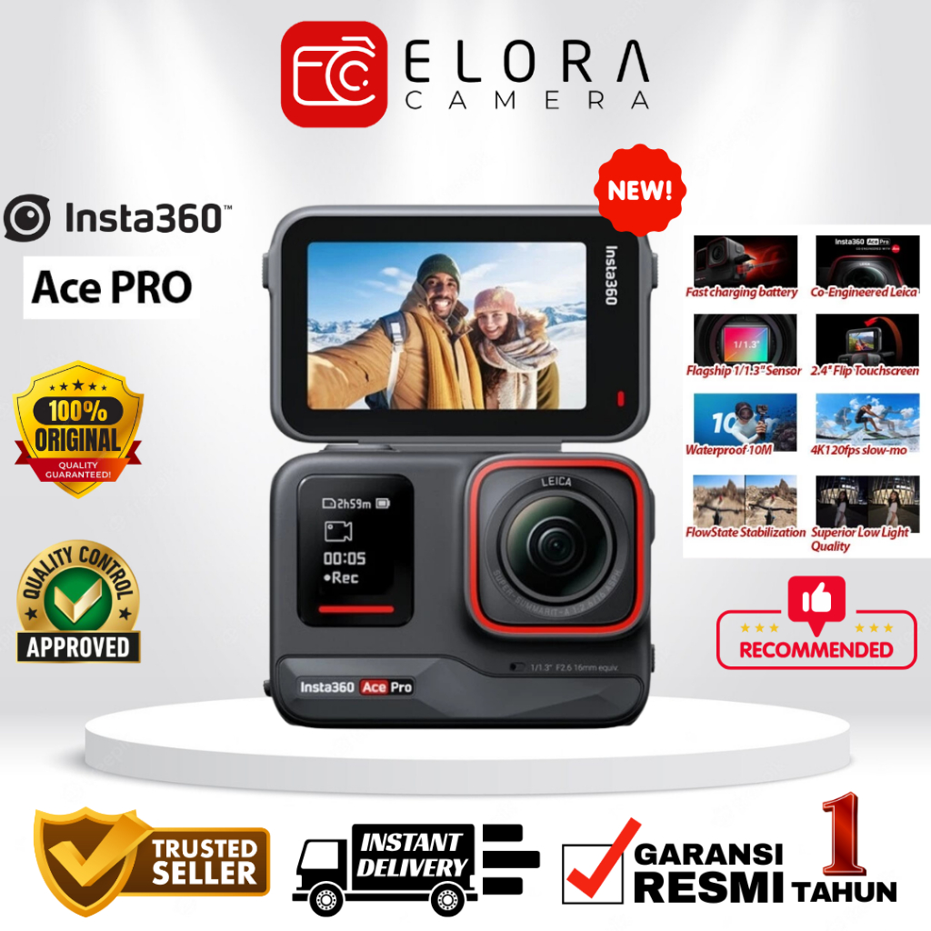 Jual INSTA360 ACE PRO Action Camera 8K UltraHD Leica Co Engineered / ACTIONCAM INSTA 360 ACE PRO ...