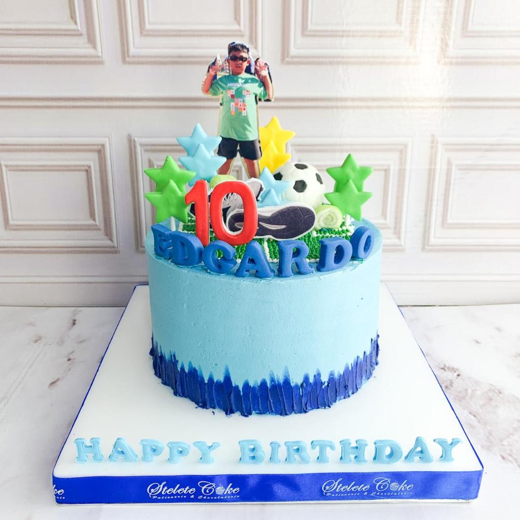 Jual Kue Ulang Tahun/Birthday Cake/Kue Ultah Tema Bola/Kue Bola Jakarta/Bola | Shopee Indonesia
