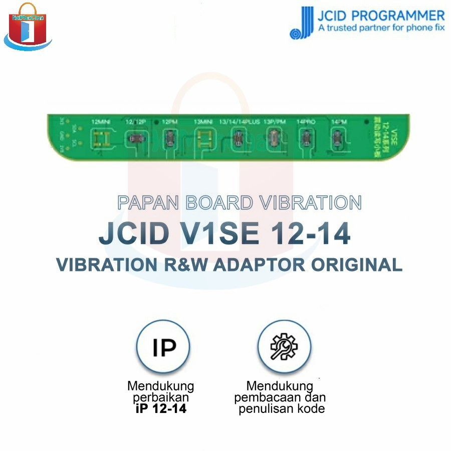 Jual Board JCID V1SE 12-14 Series Vibration R&W Adaptor Untuk Perbaikan Mesin Taptic iPhone ...