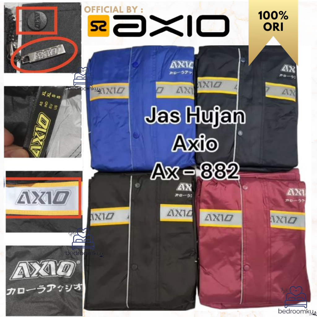 Jual Axio Jas Hujan Ax-882 Raincoat Mantel Axio Dewasa Original Pria Wanita | Shopee Indonesia