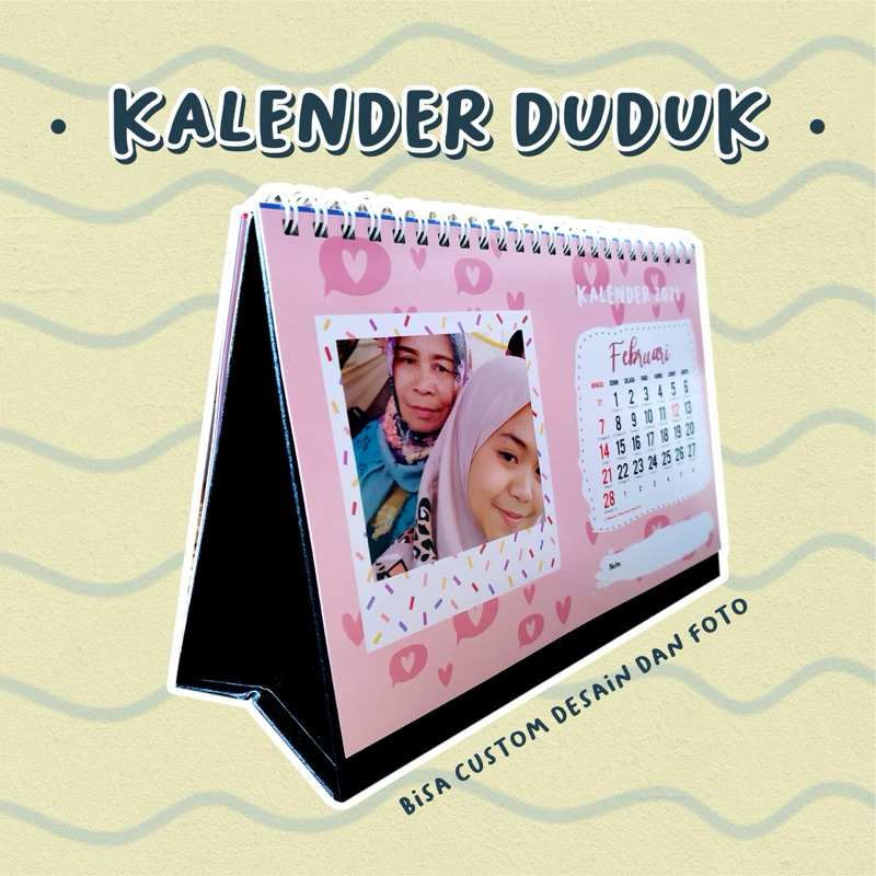 Jual KALENDER MEJA CUSTOM / KALENDER DUDUK CUSTOM | Shopee Indonesia