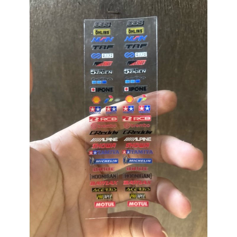 Jual Stiker Body Tamiya - Sticker Sponsor Tamiya | Shopee Indonesia