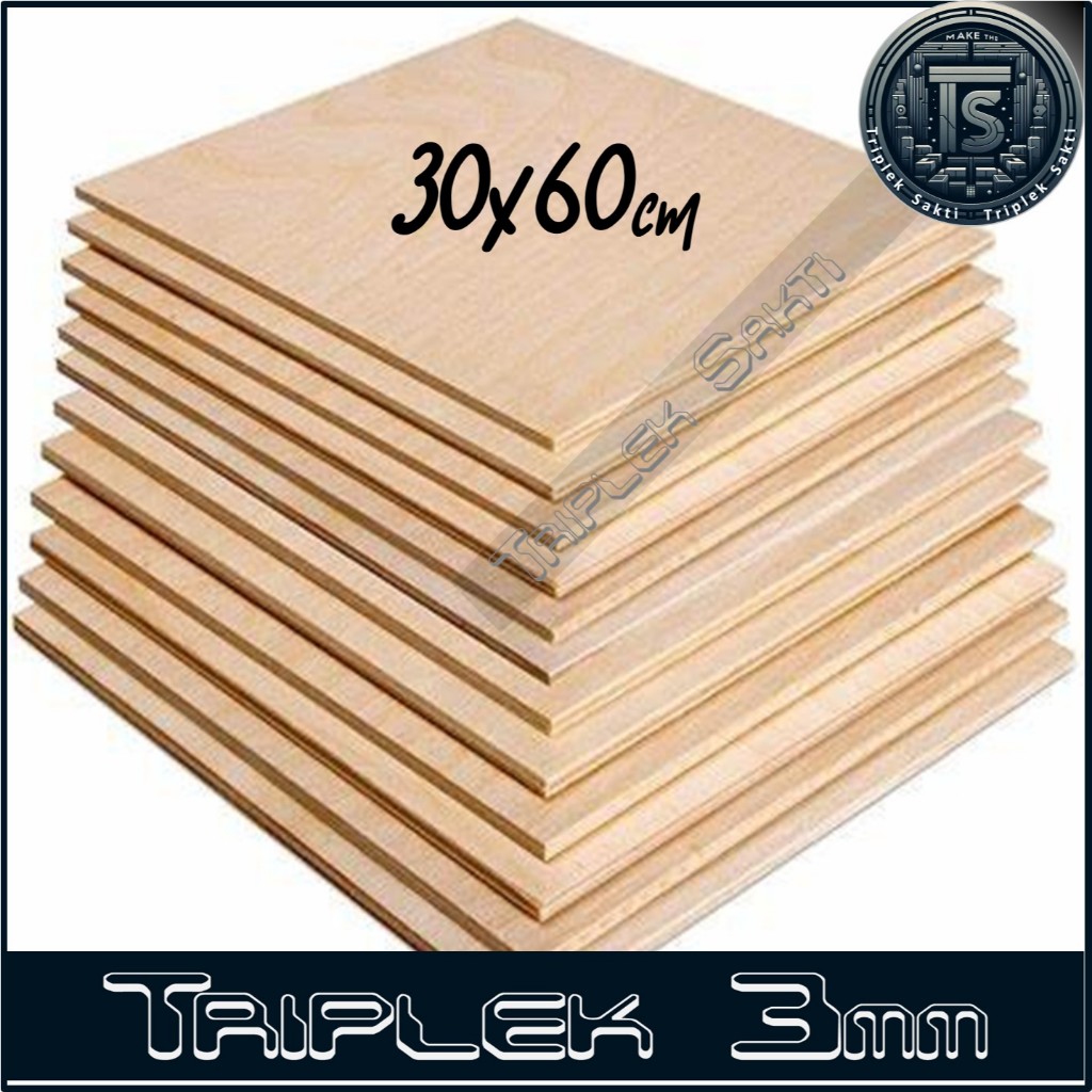 Jual Multiplek Triplek 3mm 30x60 cm ( 3 mm | 30x60cm | 60x30cm | 60x30 ...