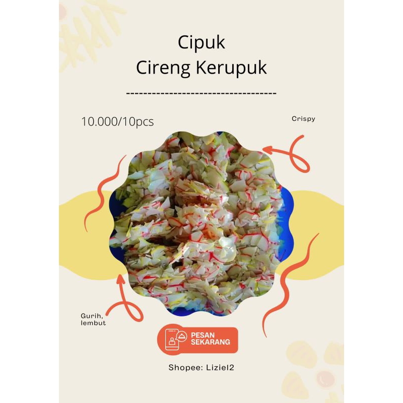 Jual Cipuk/Aci Kerupuk/Cireng Mercon/Cireng Cipuk/Cipuk Makanan Khas ...