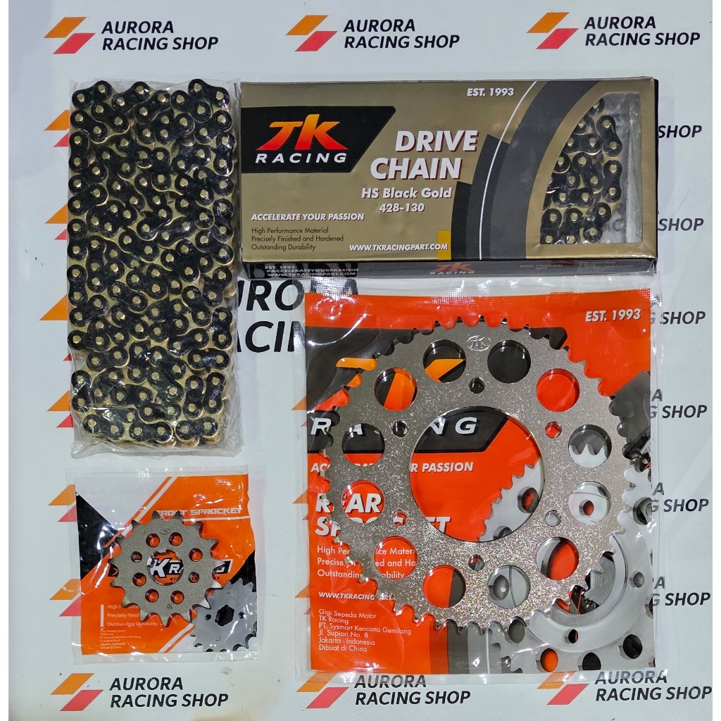 Jual GEAR SET TK YAMAHA R15 OLD / R15 V2 / XABRE & RANTAI TK 428 HS ...