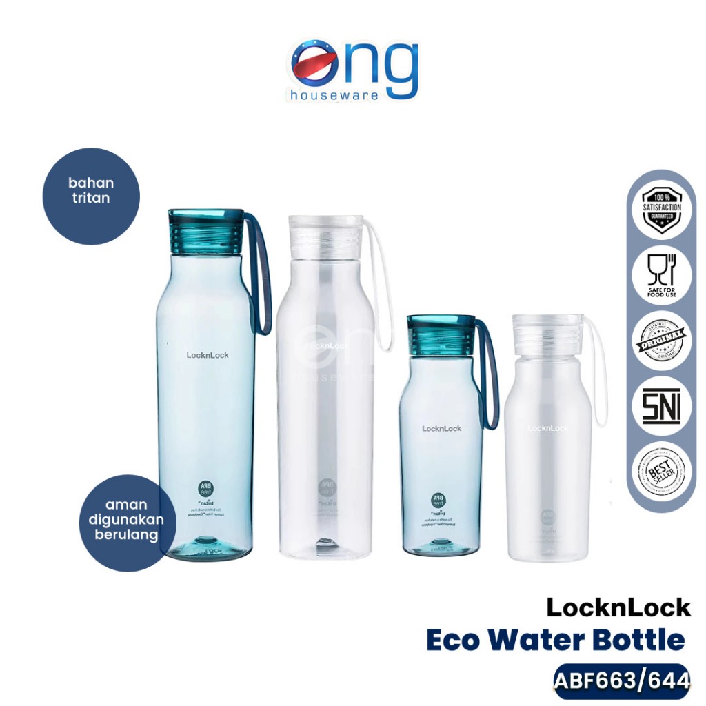 Jual Ong Houseware - Botol Air Minum Tritan Bottle 330Ml 550Ml LocknLock BPA FREE Abf663 Abf644 ...