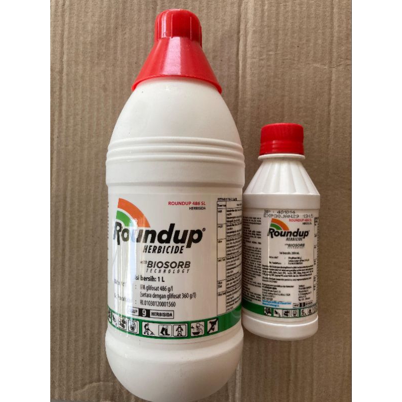 Jual ROUNDUP 200ml Racun Rumput Liar Mati Sampai Akar Herbisida ...