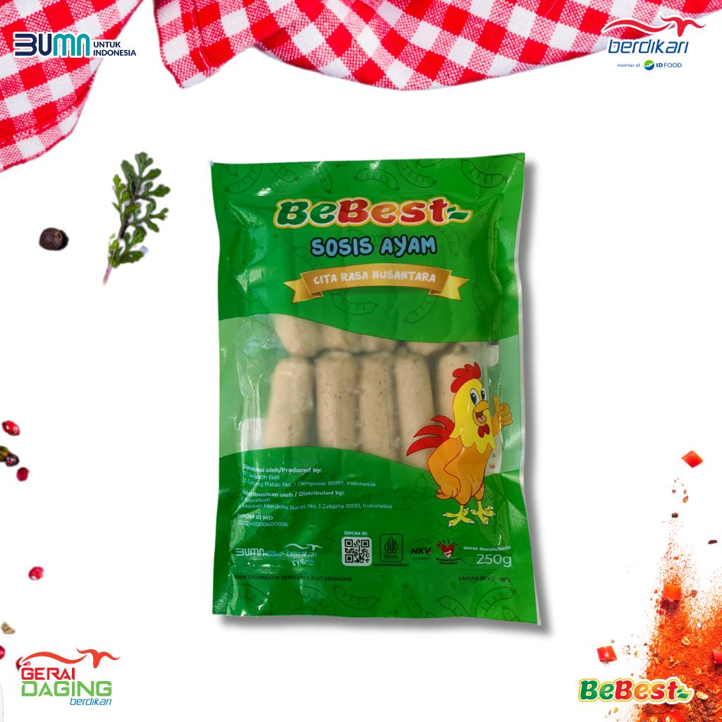 Jual Sosis Ayam BeBest 250gr | Shopee Indonesia