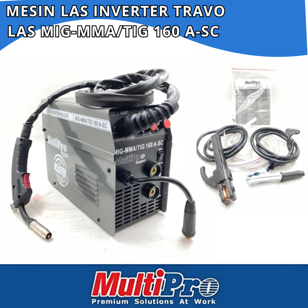 Jual MULTIPRO Mesin Las Inverter Travo Las MIG-MMA / TIG 160 A-SC Trafo ...