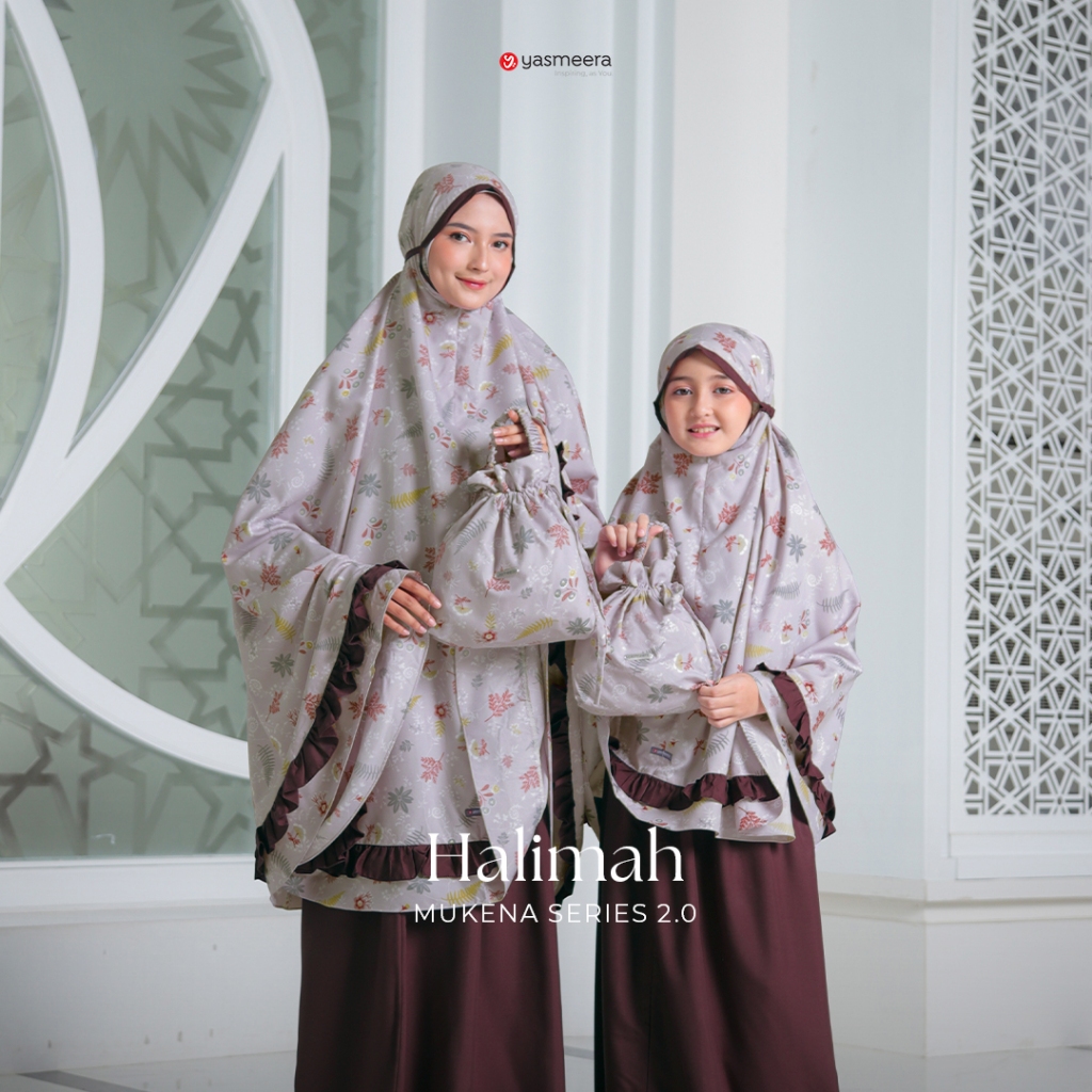 Jual Yasmeera Official | Halimah Mukena Exclusive 1 Set | Shopee Indonesia