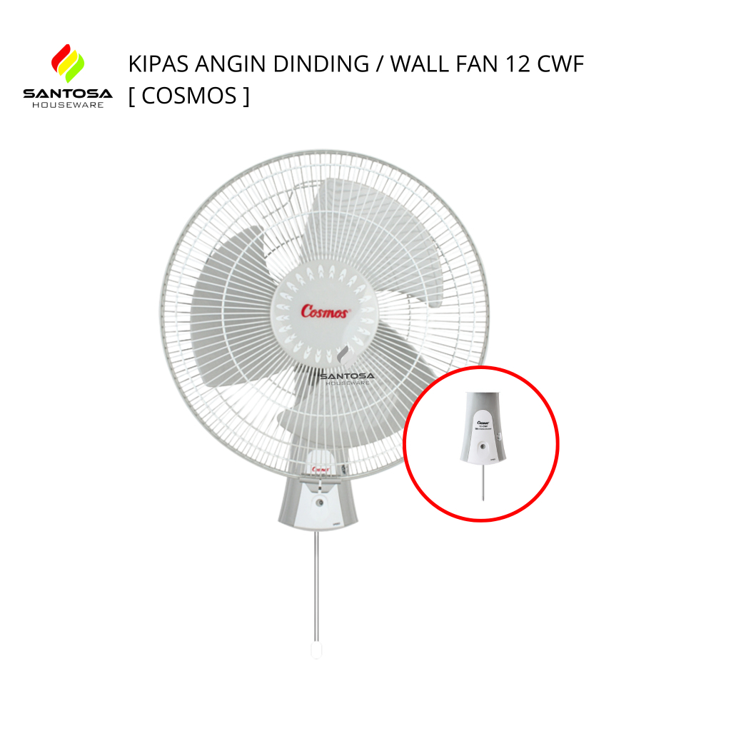 Jual Kipas Angin Dinding / Wall Fan 12 CWF [ Cosmos ] | Shopee Indonesia