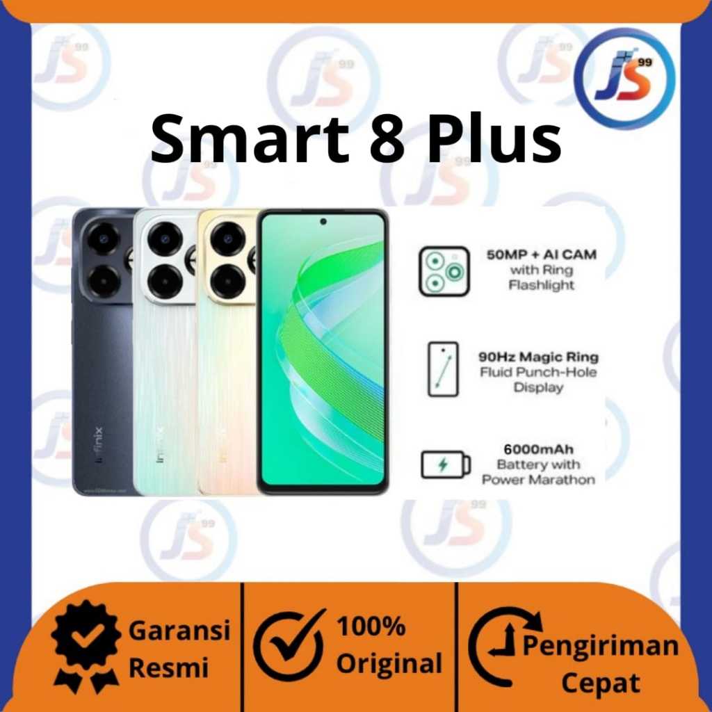 Jual Infinix Smart 8 Plus 4/128GB Garansi Resmi | Shopee Indonesia