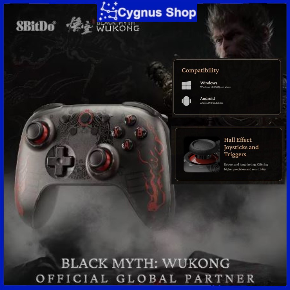 Jual 8Bitdo Ultimate 2C Wireless Controller Black Myth Wukong Edition ...