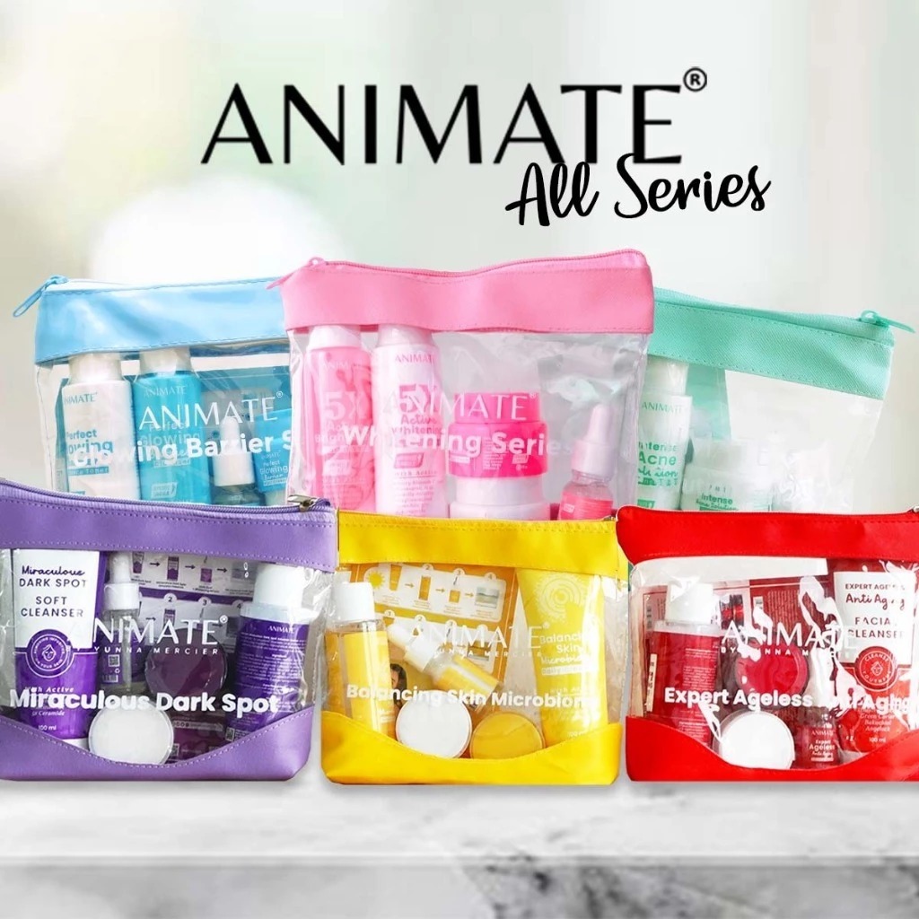 Jual ANIMATE Skincare Series 5 IN 1 Animate 5in1 | Paket Wajah ...