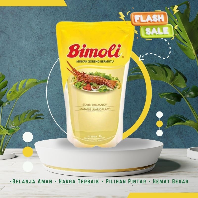 Jual Minyak Goreng 1L - Bimoli 1 Liter - Cooking Oil | Shopee Indonesia