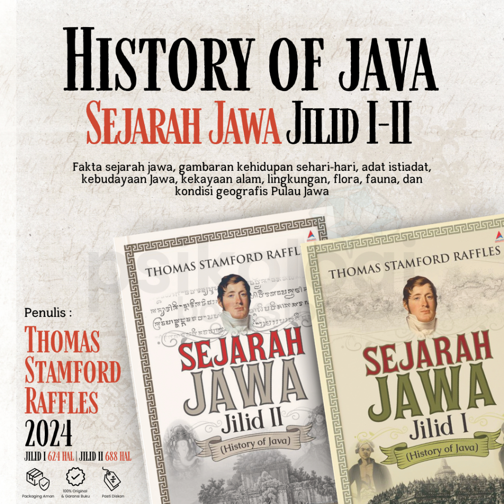 Jual Paket Buku Sejarah Jawa History Of Java Jilid I & II - Thomas ...