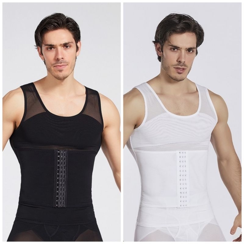Jual RB Korset Vest Pelangsing Perut Buncit Pria Pakaian Kaos Dalam ...