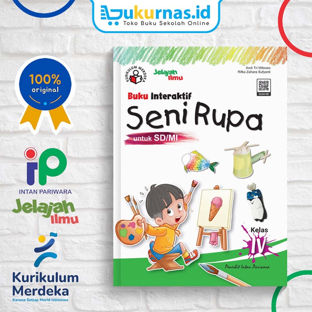 Jual Buku Siswa Pendamping(Buku Interaktif) Seni Rupa SD/MI kelas 4 Kurikulum Merdeka - Intan ...